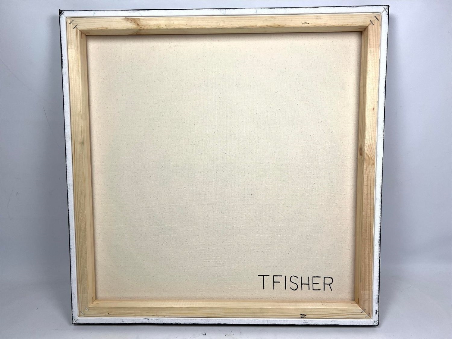 Tim Ray Fisher | TIM RAY FISHER Painting OP ART expanding star Black ...