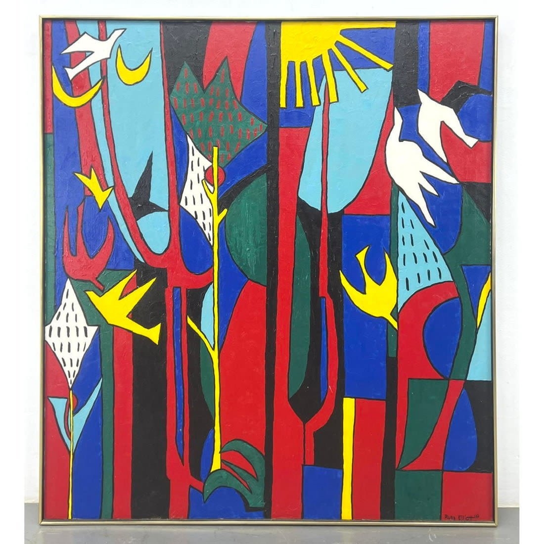 Russ Elliott | Leopard and Monkey | MutualArt