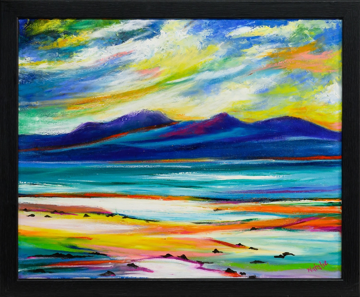 Natalie Souter | EVENING LIGHT AT HARRIS COAST (2024) | MutualArt