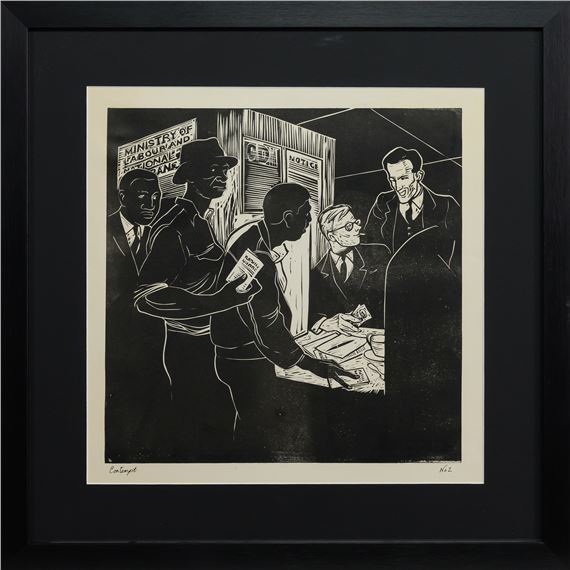 Ken Sprague | FOUR LINO PRINTS | MutualArt