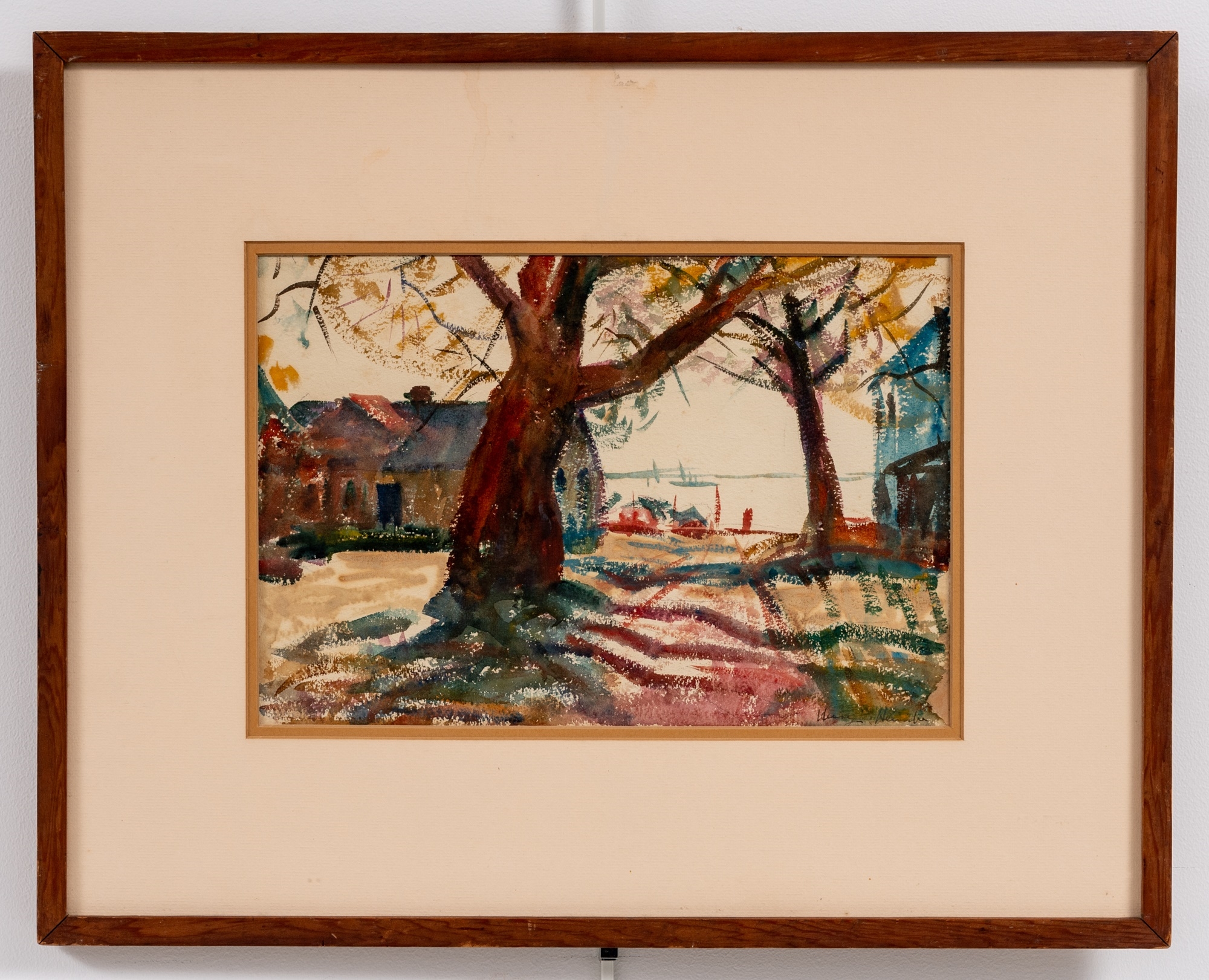 Henry Hensche | Summer Yard with Shadows (1901 - 1992) | MutualArt