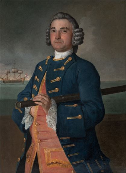 British School, 18th Century | Portrait of Captain John Rous (Late 18th ...