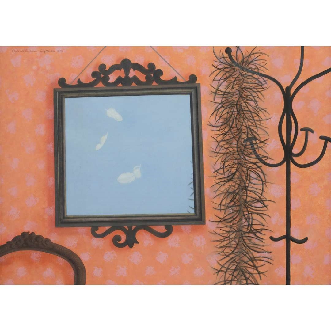 Barbara Balmer | HALLWAY AND A WHITE DOVE PREENING - 2001 (2001 ...