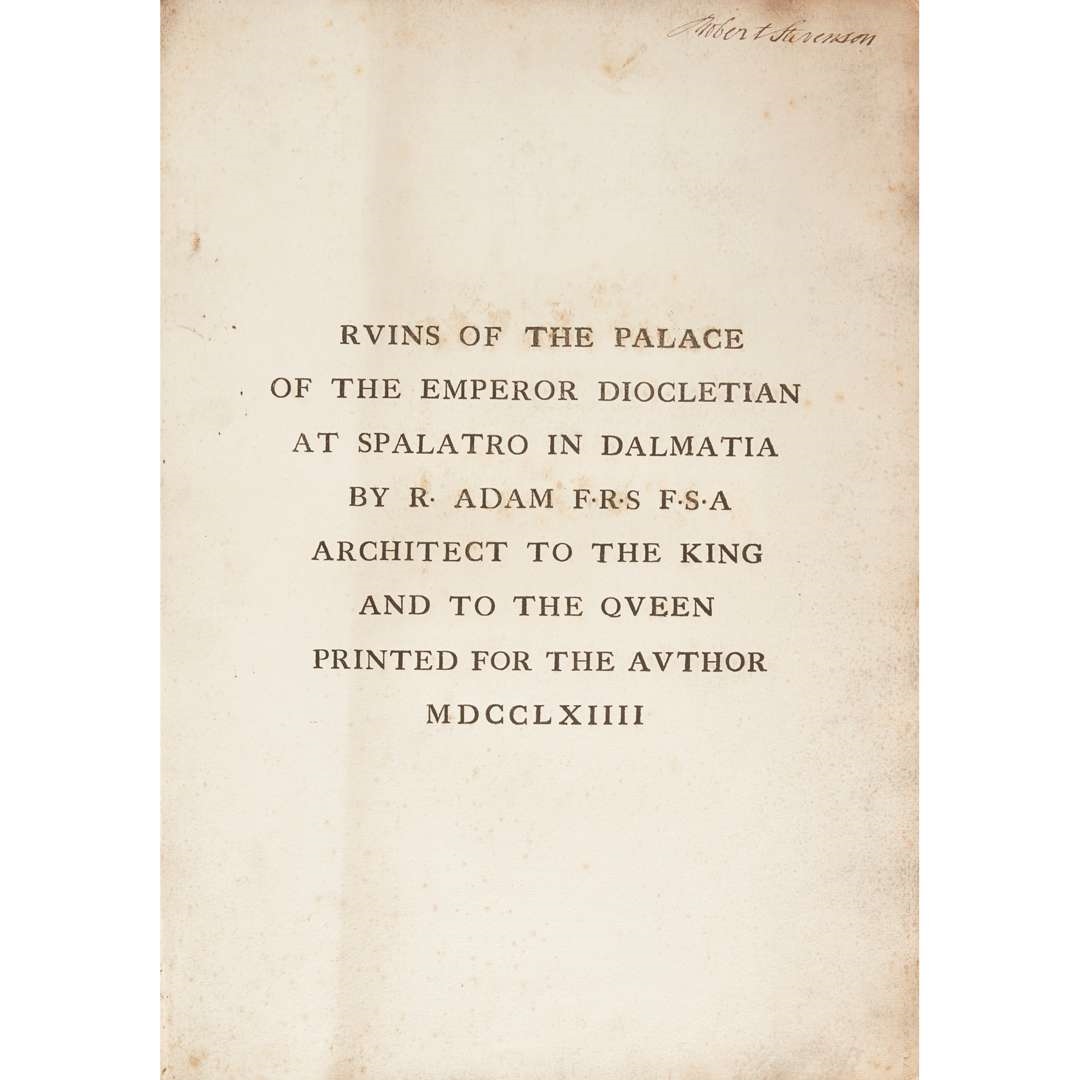 Robert Adam | Ruins of the Palace of the Emperor Diocletian at Spalatro ...