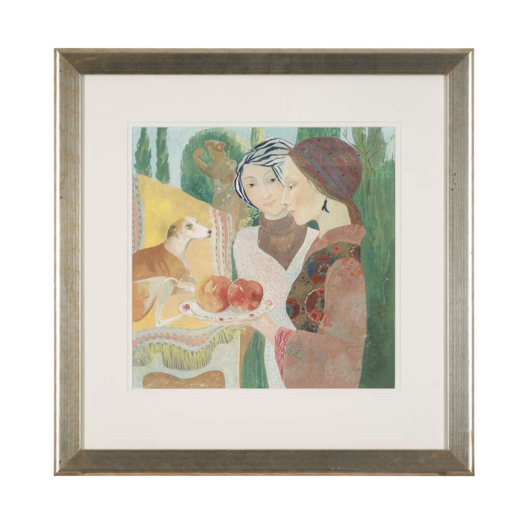 Brenda Lenaghan | GIRLS AND PEACHES | MutualArt