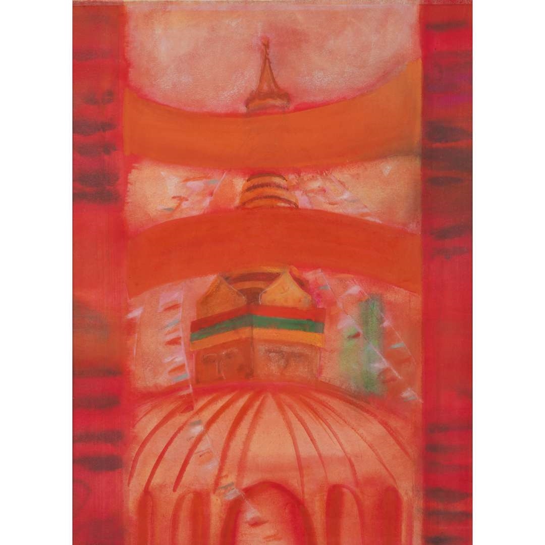 William James Laidlaw Baillie | STUPA AND BANNERS | MutualArt