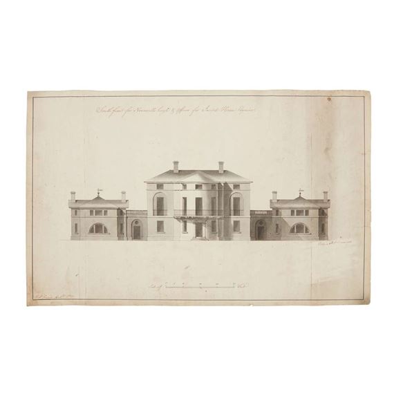 Robert Adam | Drawings for Ninewells House, for Joseph Home Esq. (1790 ...