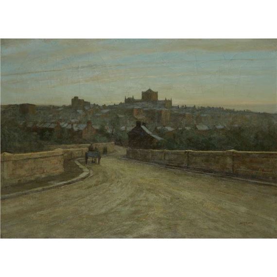 James Alick Riddel | VIEW OF HEXHAM | MutualArt