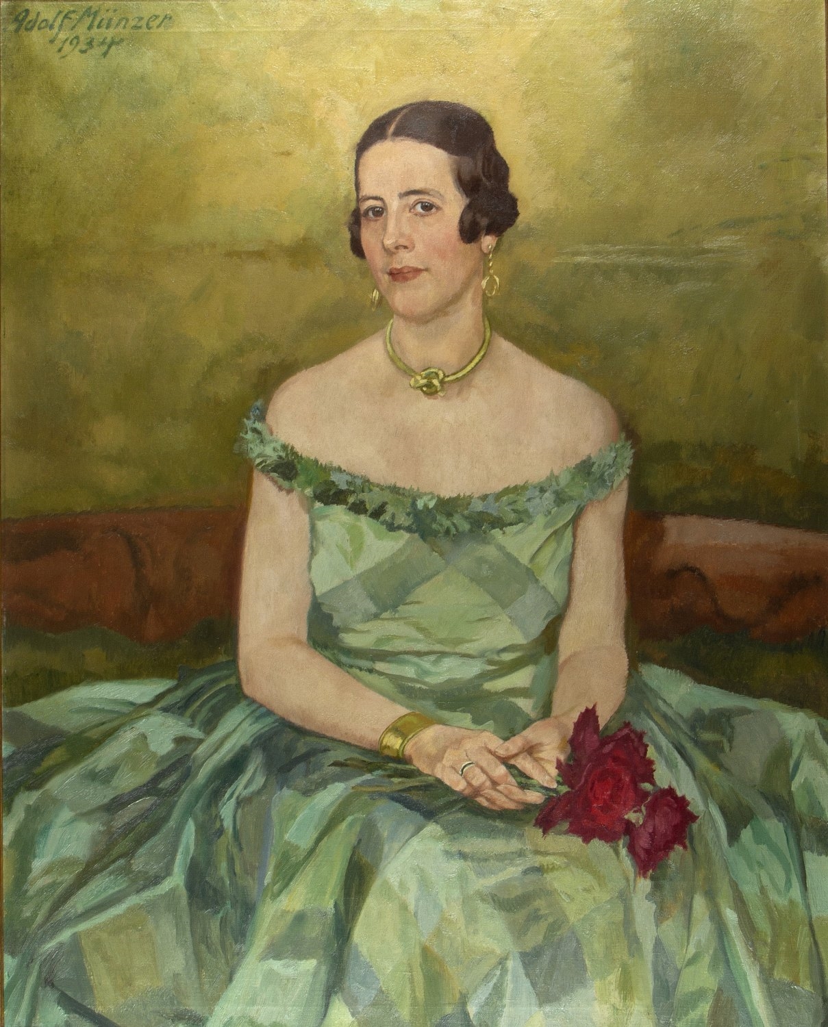 Adolf Münzer | Bildnis der Ehefrau des Malers Kurt Kühn (1925) | MutualArt