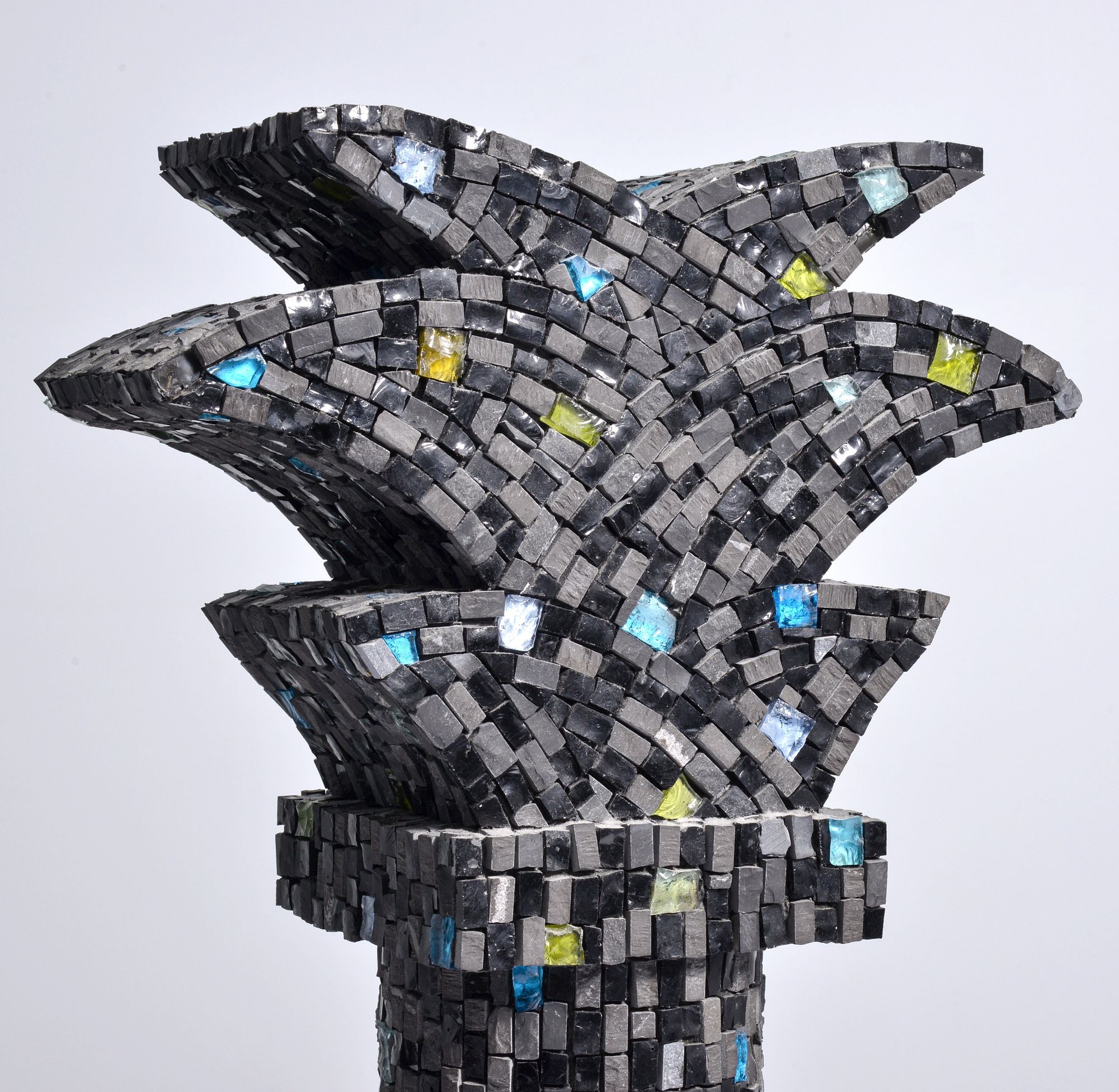 Ned Smyth | Large Ned Smyth Mosaic Palm Tree Sculpture | MutualArt