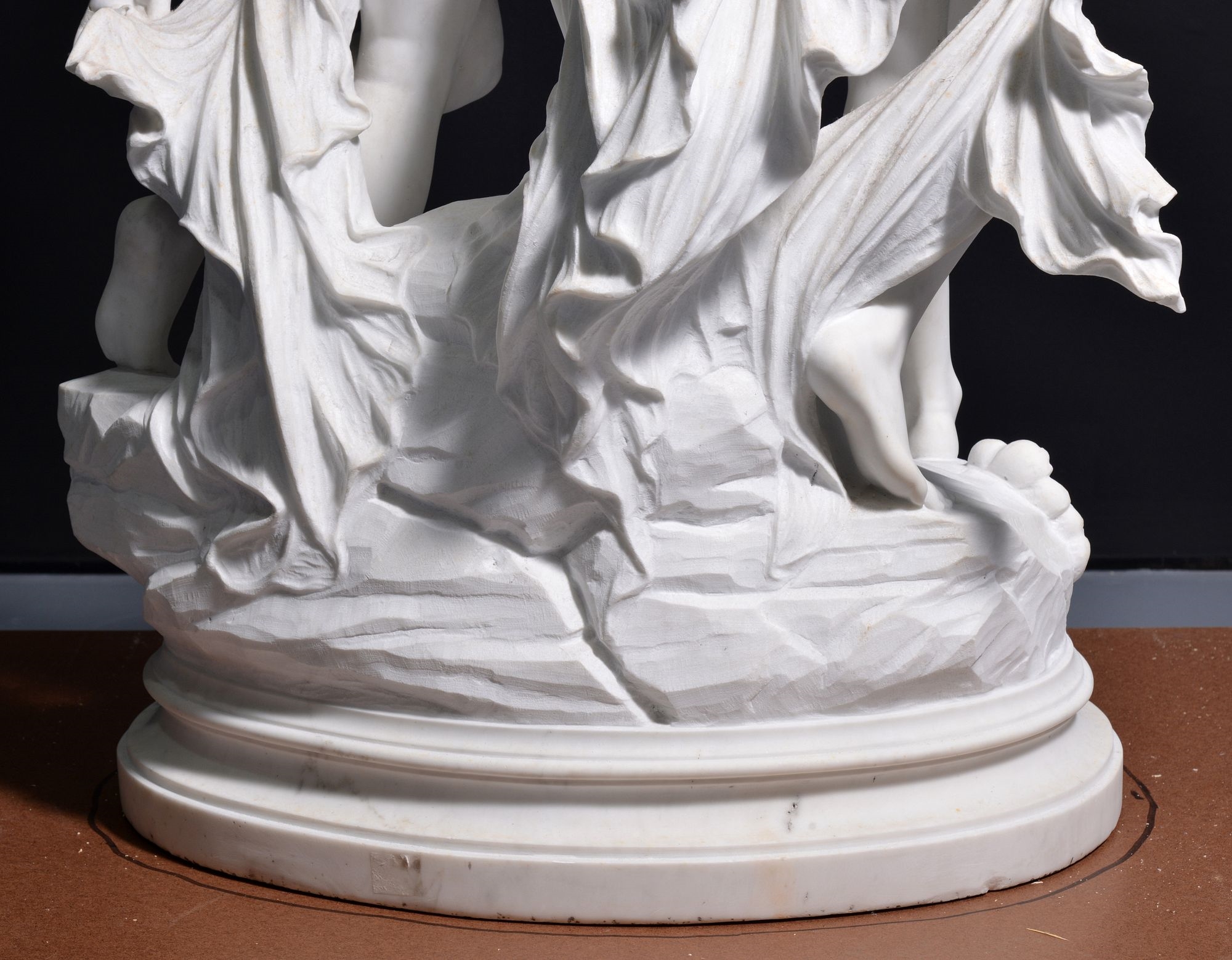 Ferdinando Andreini | Large Ferdinando Andreini Marble Sculpture, 47H ...