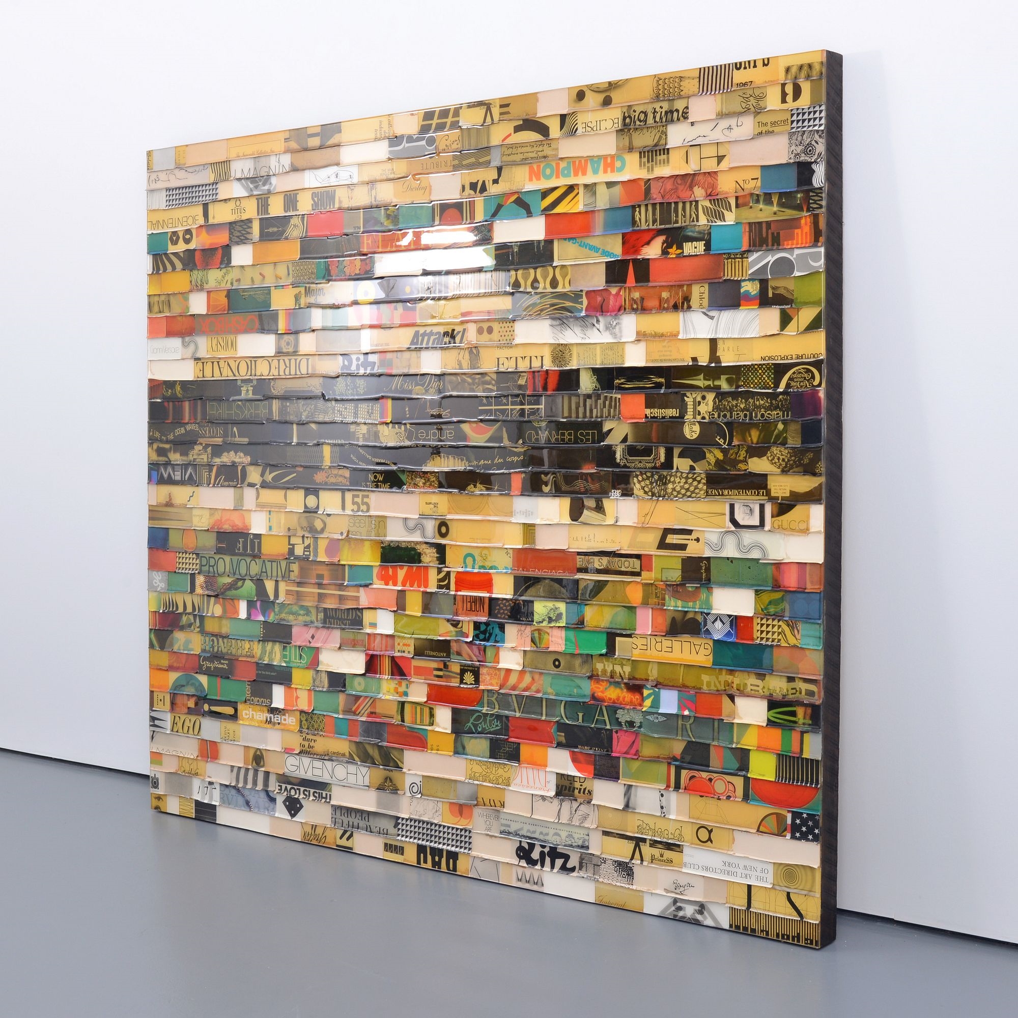 James Verbicky | Large James Verbicky Mixed Media Collage, 84W (2012 ...