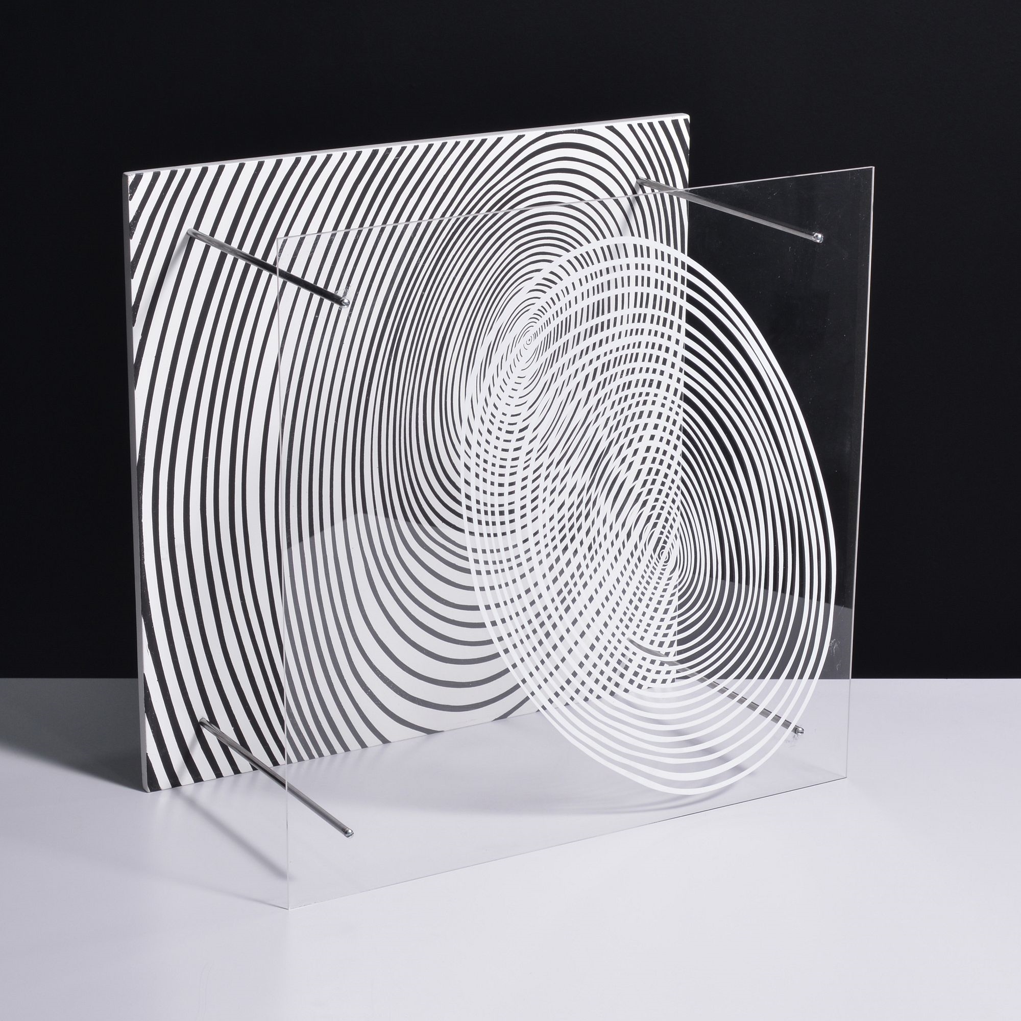 Jesus-Rafael Soto | Jesus Soto LA SPIRALE Op Art Sculpture (1958) | MutualArt