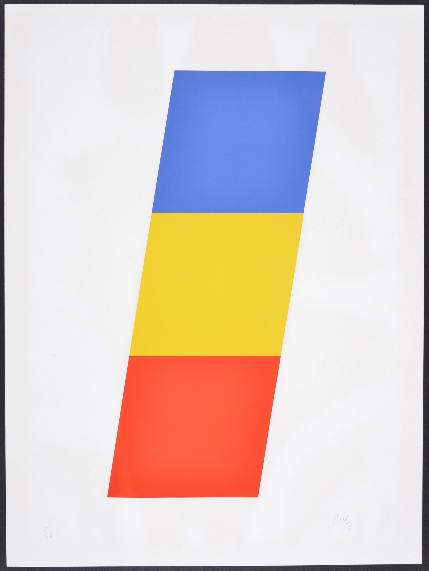 Ellsworth Kelly | Ellsworth Kelly BLUE YELLOW RED Lithograph | MutualArt