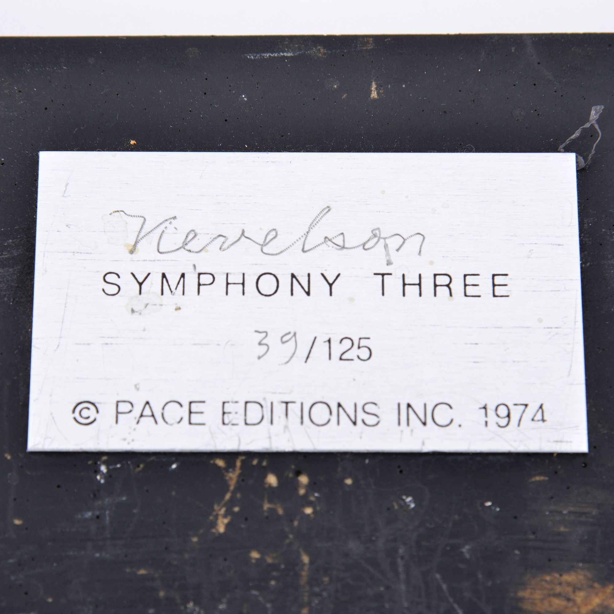 Louise Nevelson | Louise Nevelson SYMPHONY THREE Sculpture (1974 ...