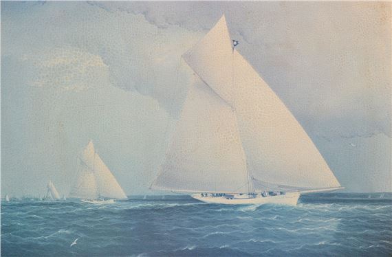 James E. Buttersworth | James Edward Buttersworth Maritime Painting ...