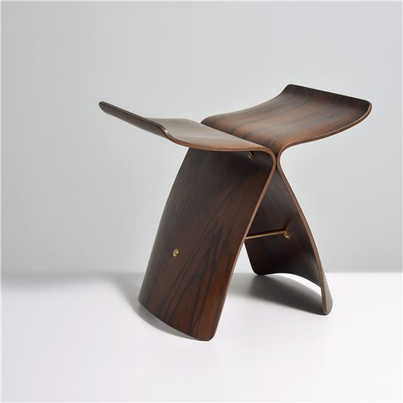 Sori Yanagi | Sori Yanagi BUTTERFLY Stool (1945) | MutualArt