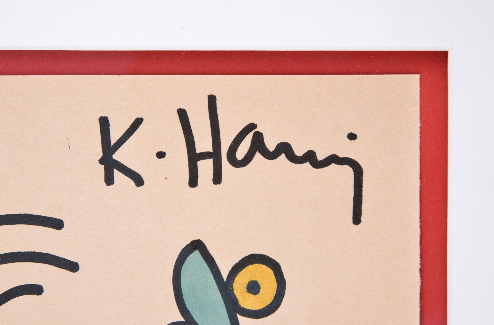 Keith Haring | Keith Haring Drawing, Skateboarding Figure | MutualArt
