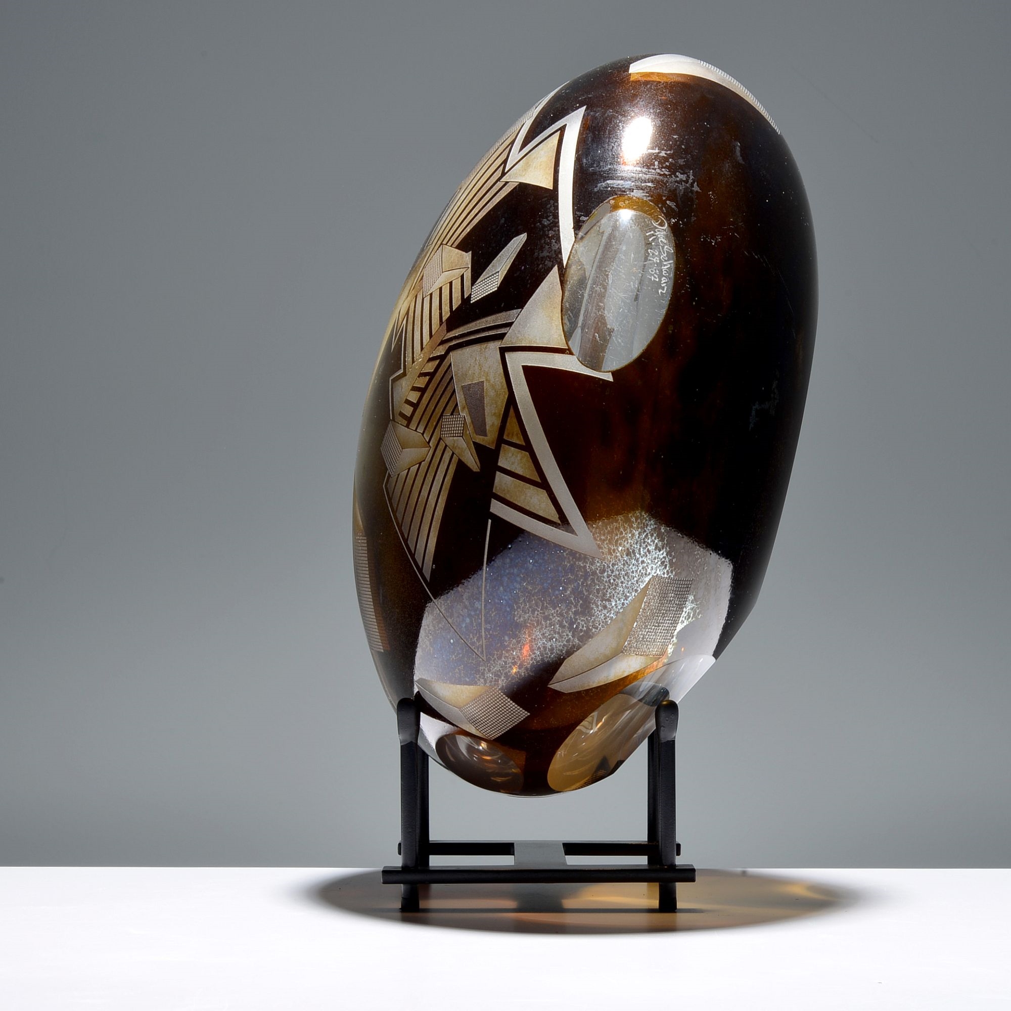 David Schwarz | Large David Schwarz Op Art Sculpture | MutualArt