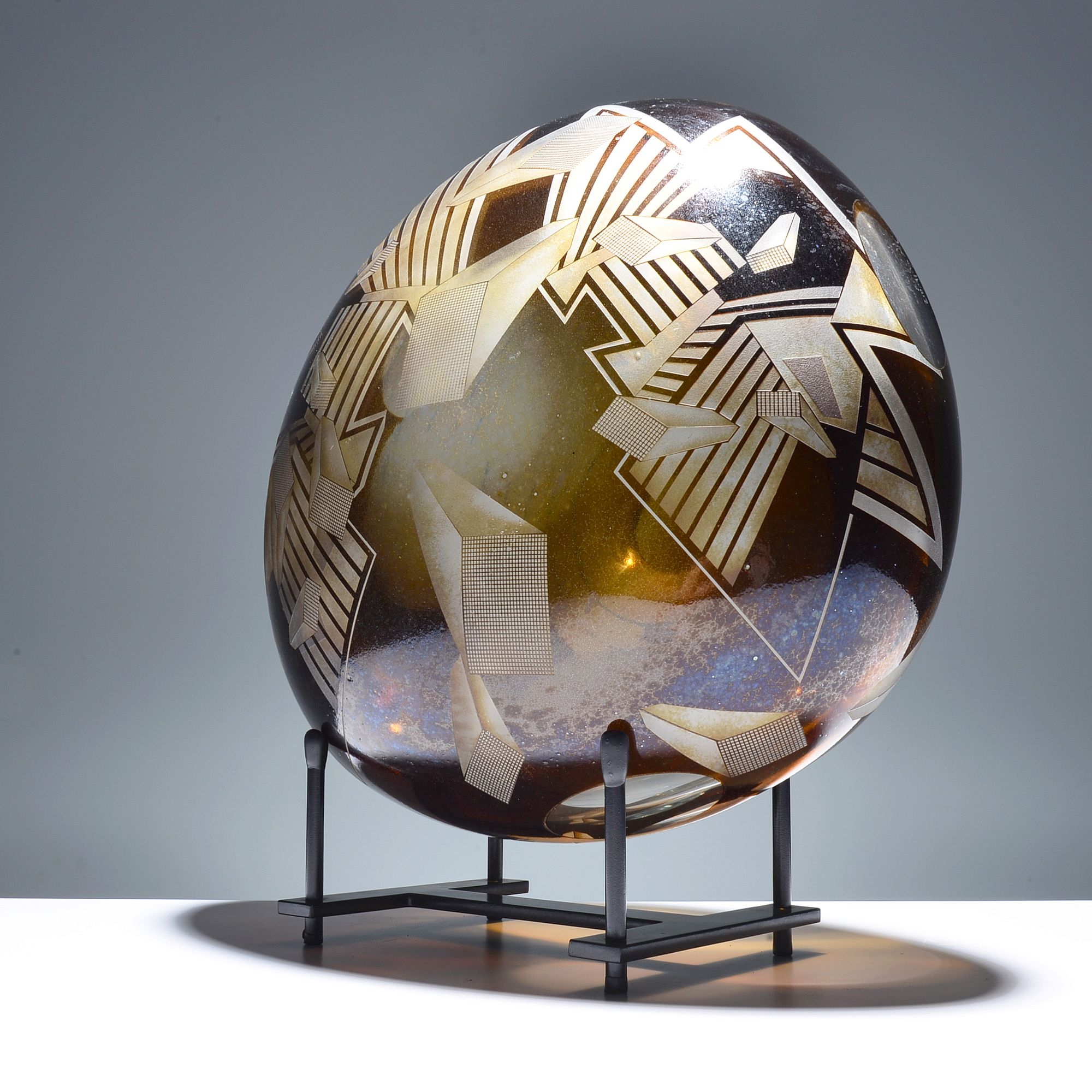 David Schwarz | Large David Schwarz Op Art Sculpture | MutualArt