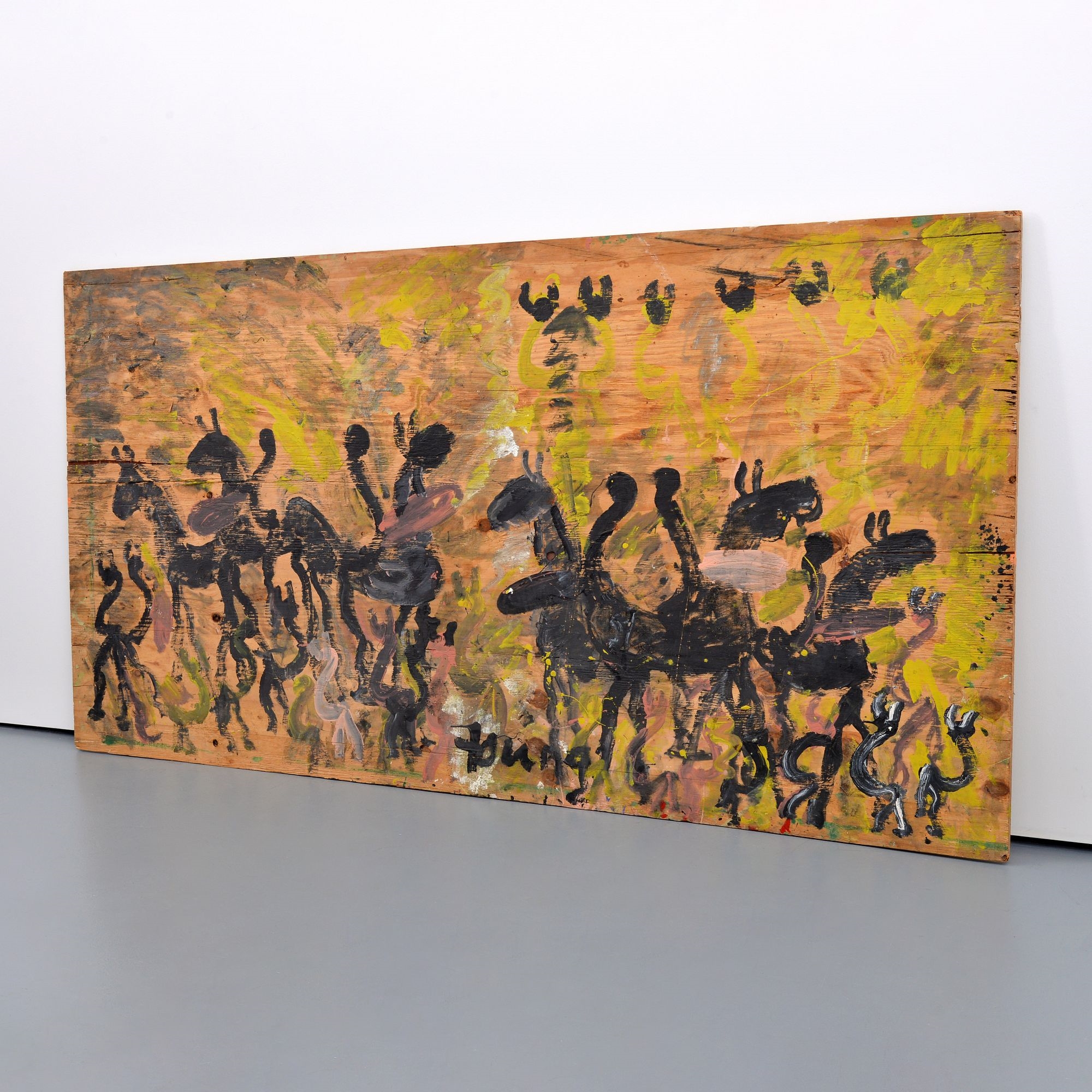 Purvis Young | Massive Purvis Young Painting, Estate of the Artist, 96W ...