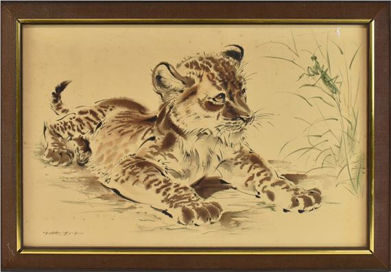 Ralph Thompson | The Investigators Jaguar Cubs | MutualArt