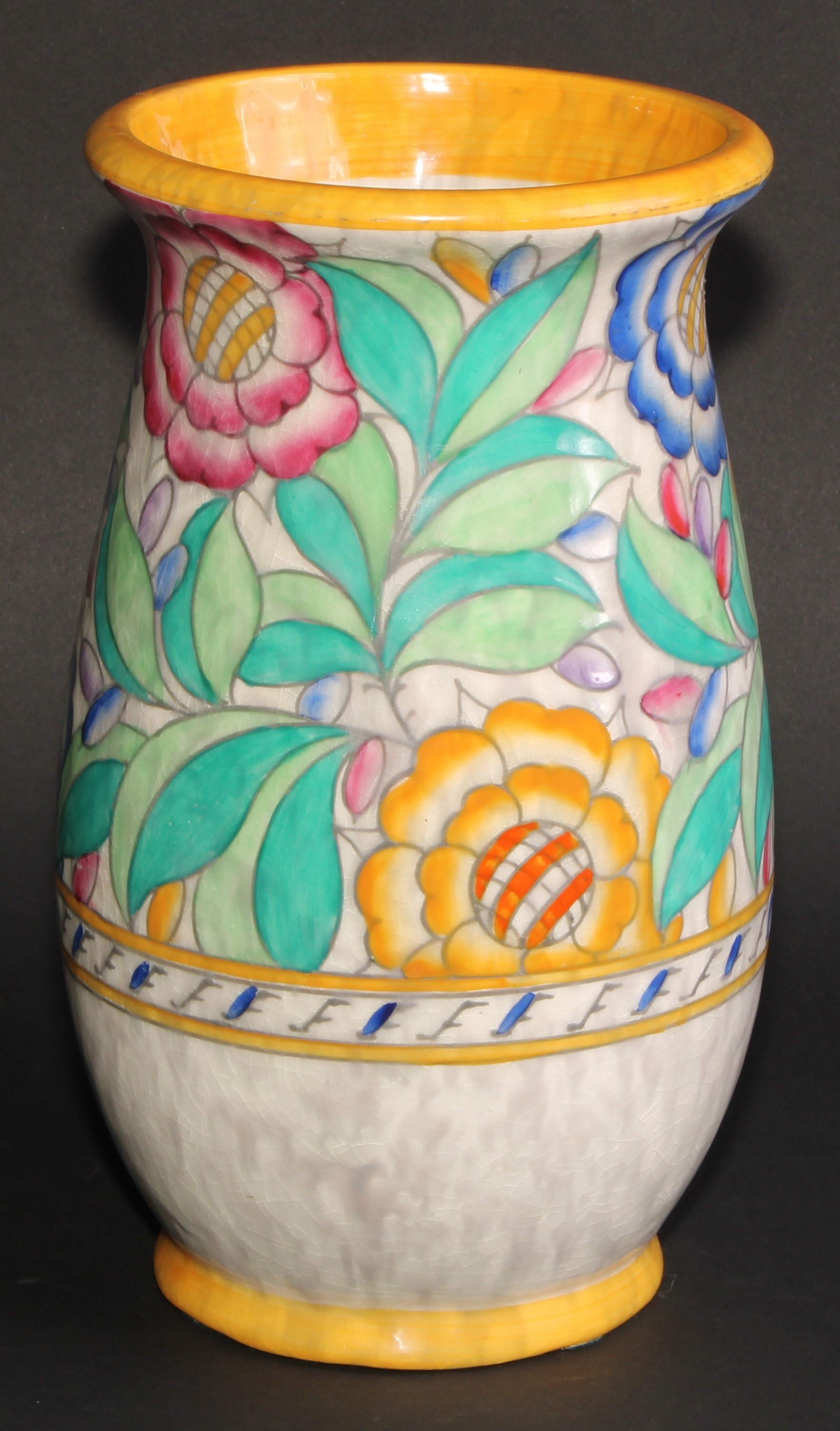 Charlotte Rhead | for Crown Ducal, a Persian Rose pattern vase (Circa ...
