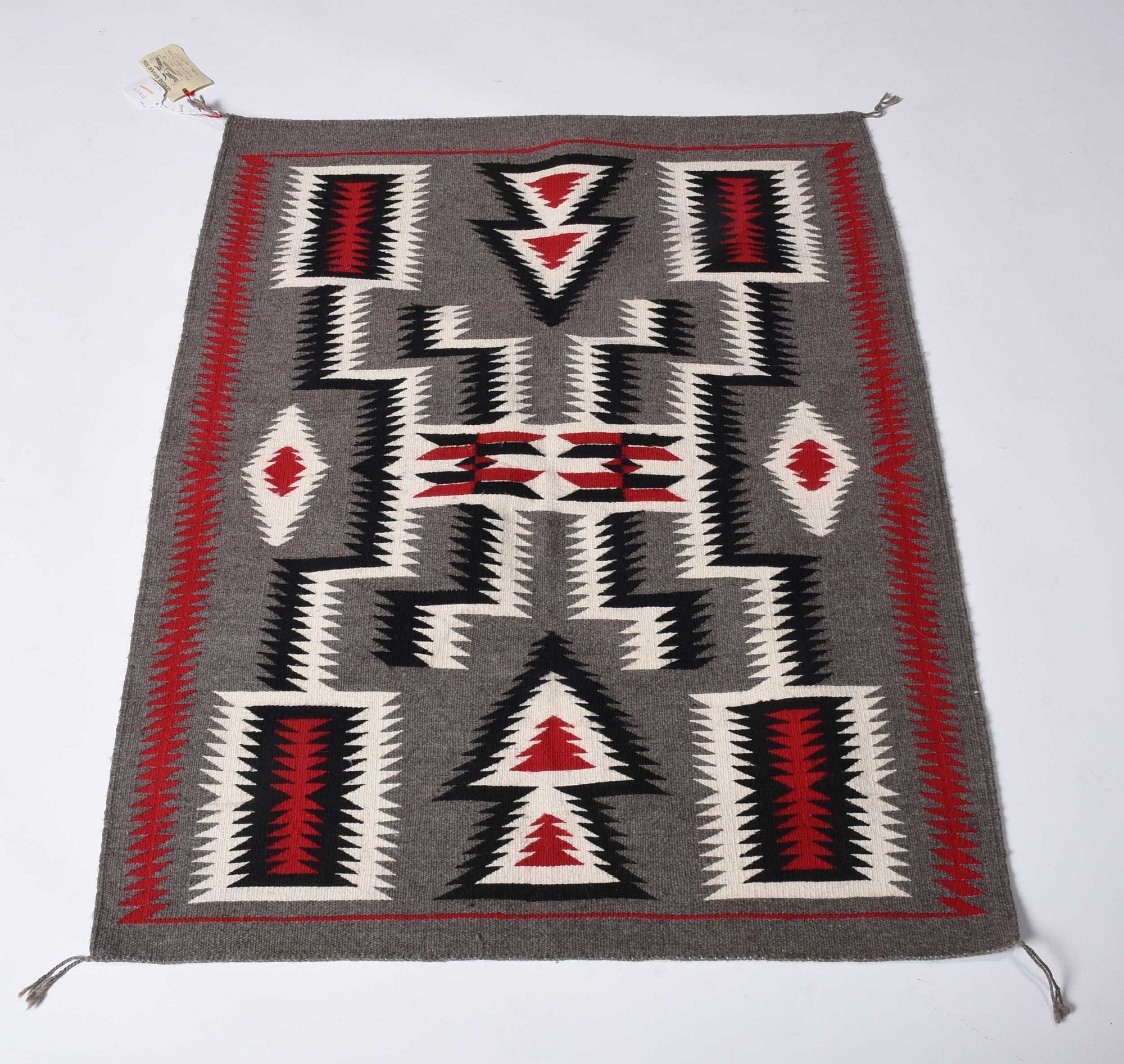 Mae Simpson | Navajo Storm Pattern Weaving (1961) | MutualArt