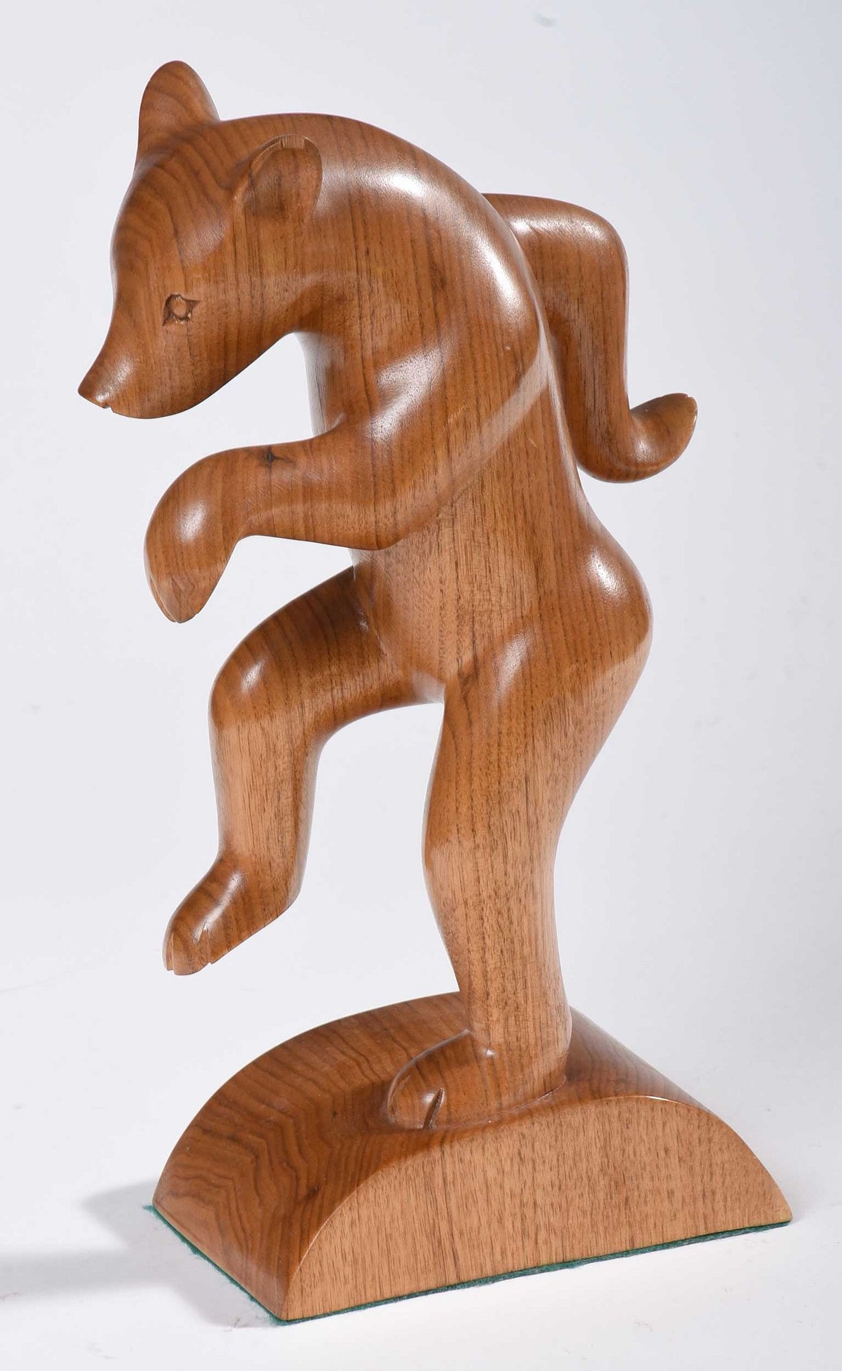 AMANDA CROWE | Carved wood bear cub | MutualArt