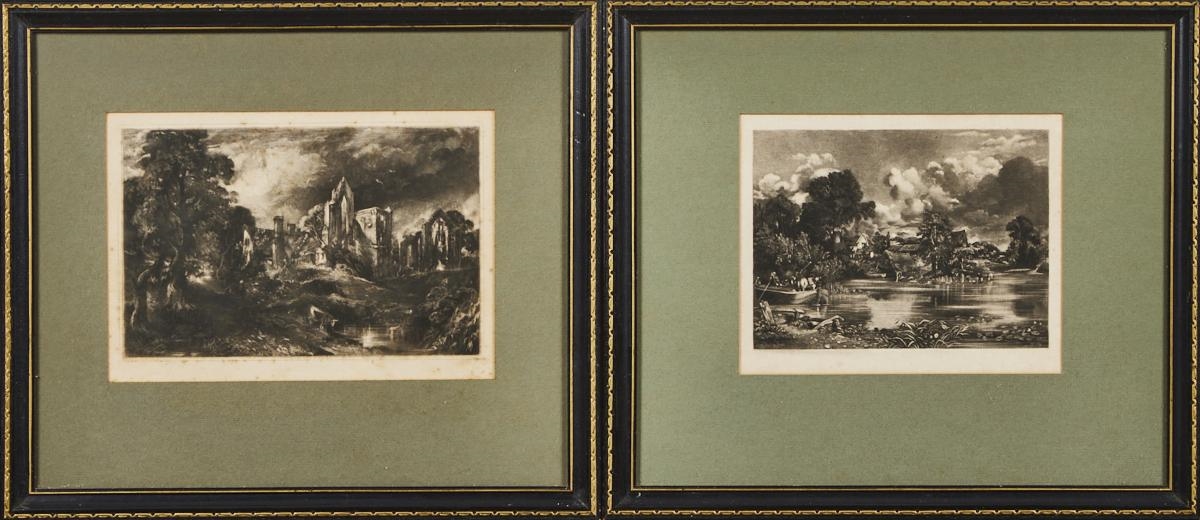 David Lucas | A Pair Of DAVID LUCAS Engravings | MutualArt