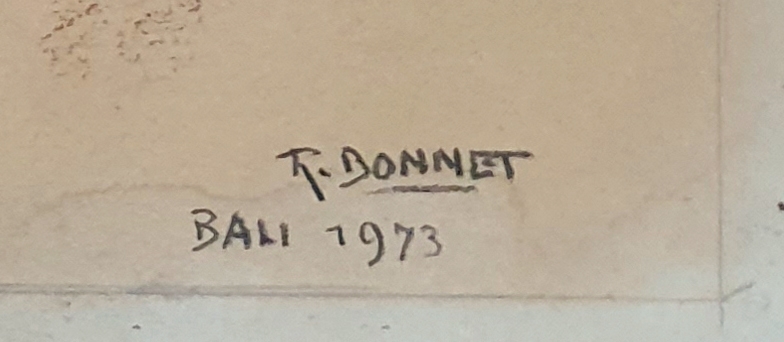 Rudolf Bonnet | Portrait of a Balinese Man (1973) | MutualArt