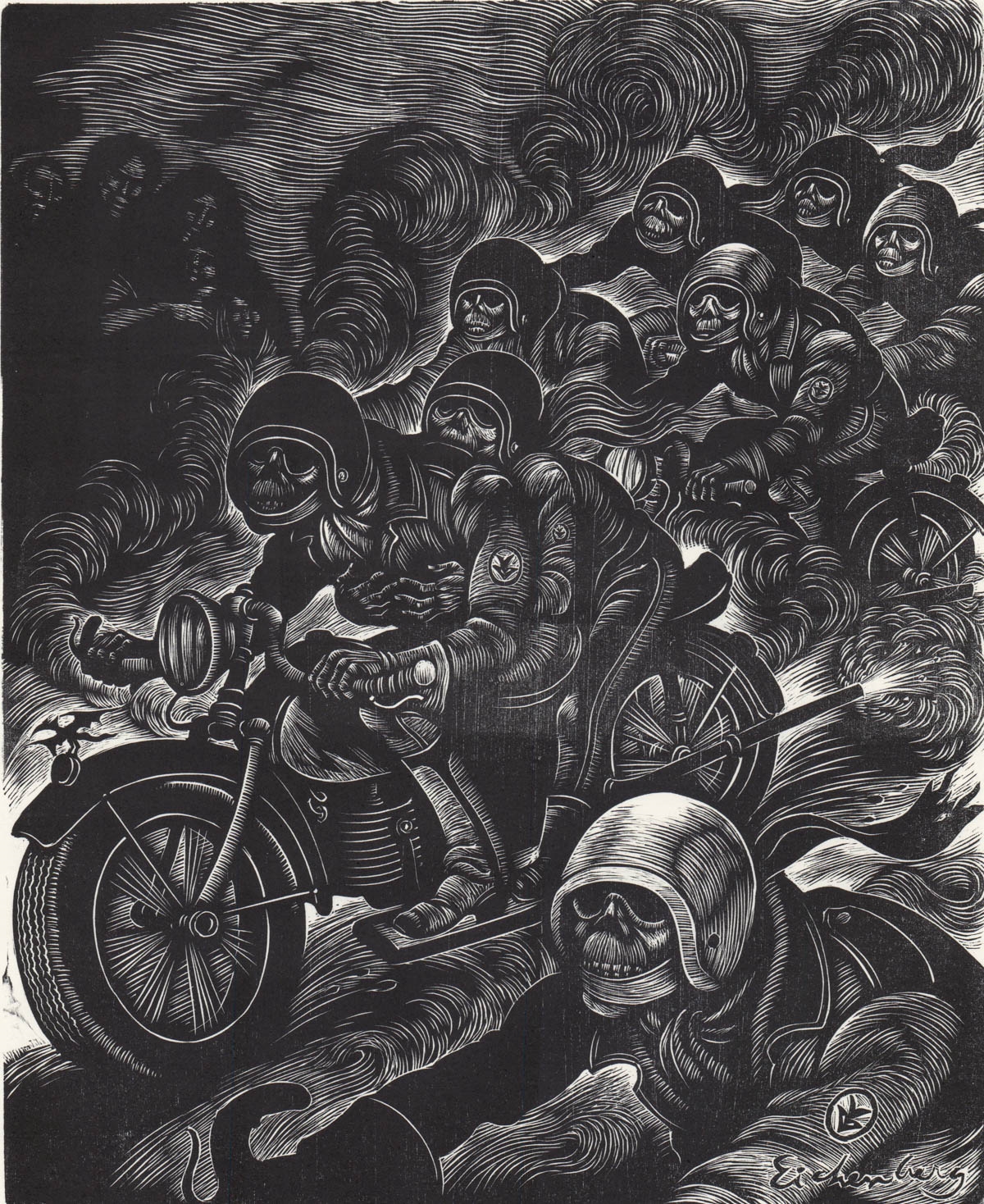 Fritz Eichenberg | Fritz Eichenberg Signed Engraving [Last Fling] AP ...