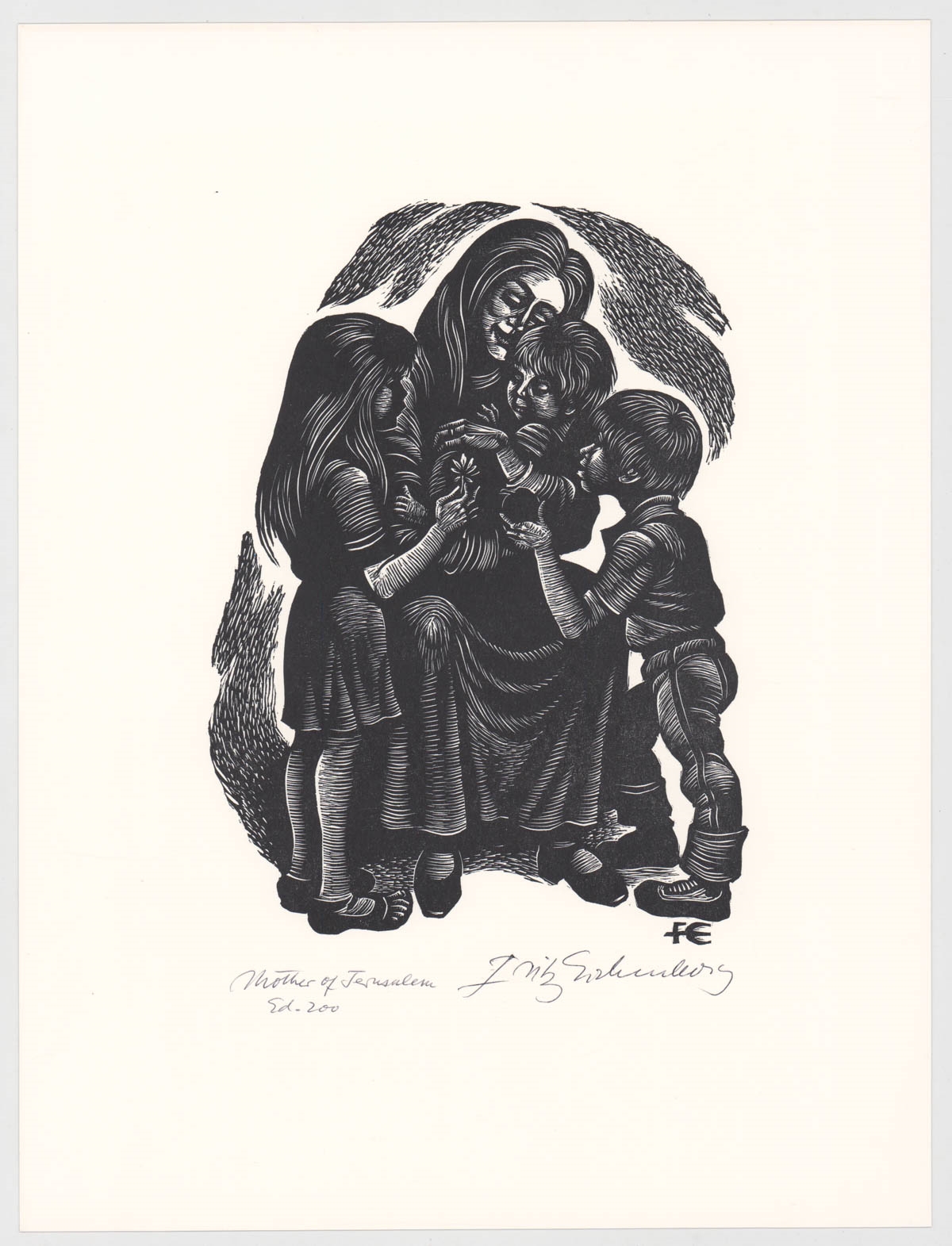 Fritz Eichenberg | Fritz Eichenberg S/N Engraving [Mother] | MutualArt