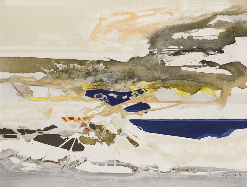 Claude Georges | Claude GEORGES (1929-1988) Composition (1975) | MutualArt