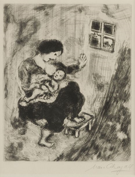 Marc Chagall | Marc Chagall (1887-1985) Pl. for the Fables of La ...
