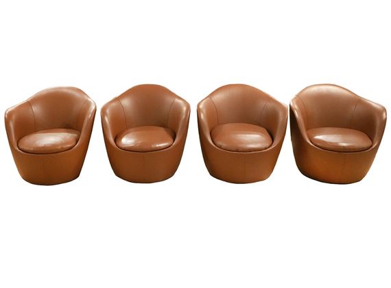 Hlynur Atlason | 4 Lina Swivel Chairs Designed Hlynur Atlason | MutualArt
