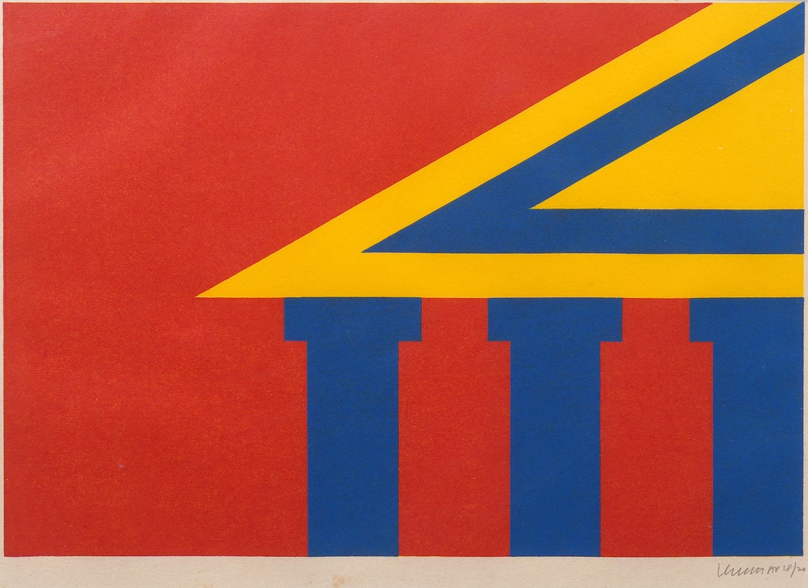 Sol LeWitt | Sol Lewitt 'Benzinger' Color Woodcut Print (1998) | MutualArt