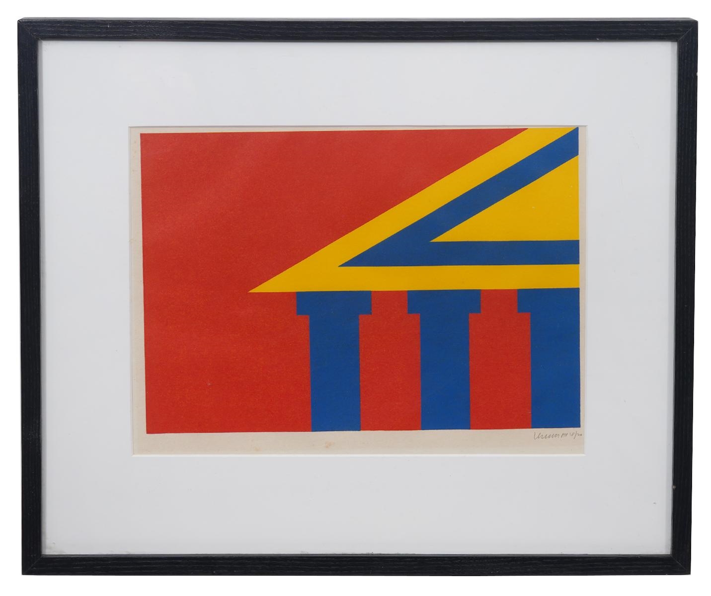 Sol LeWitt | Sol Lewitt 'Benzinger' Color Woodcut Print (1998) | MutualArt