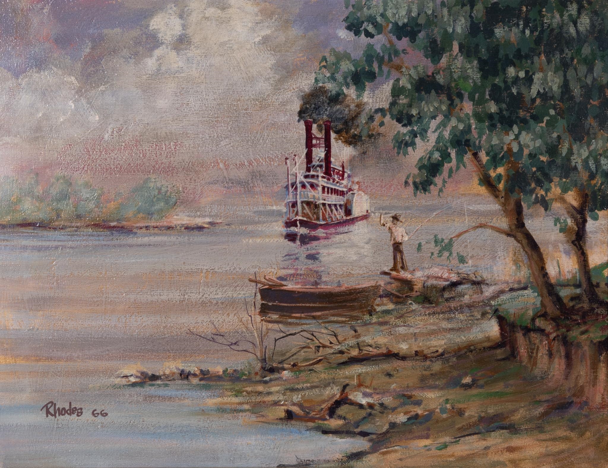 Mickey Rhodes | Riverboat, 1966 (20th Century) | MutualArt