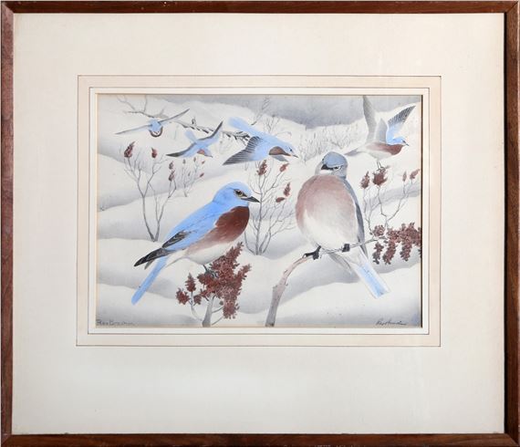 Rex Brasher | Blue Birds (Circa 1920) | MutualArt
