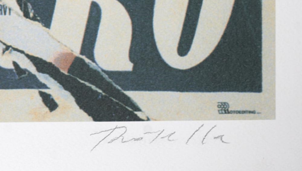 Mimmo Rotella | Made to Order Love (2004) | MutualArt