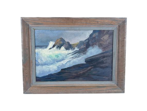 Bob Nally | Monhegan Island Surf (1960) | MutualArt