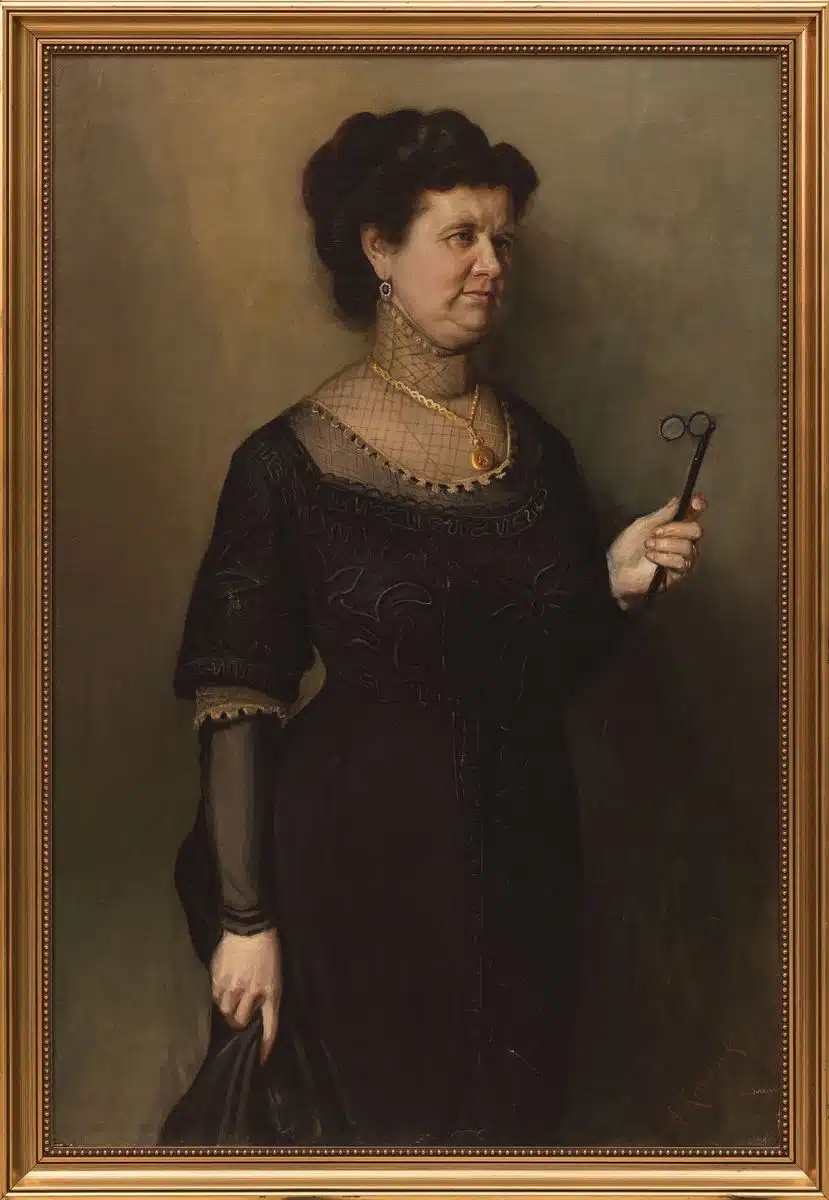 Aleksander Krawczyk | DAMA Z LORGNON | MutualArt