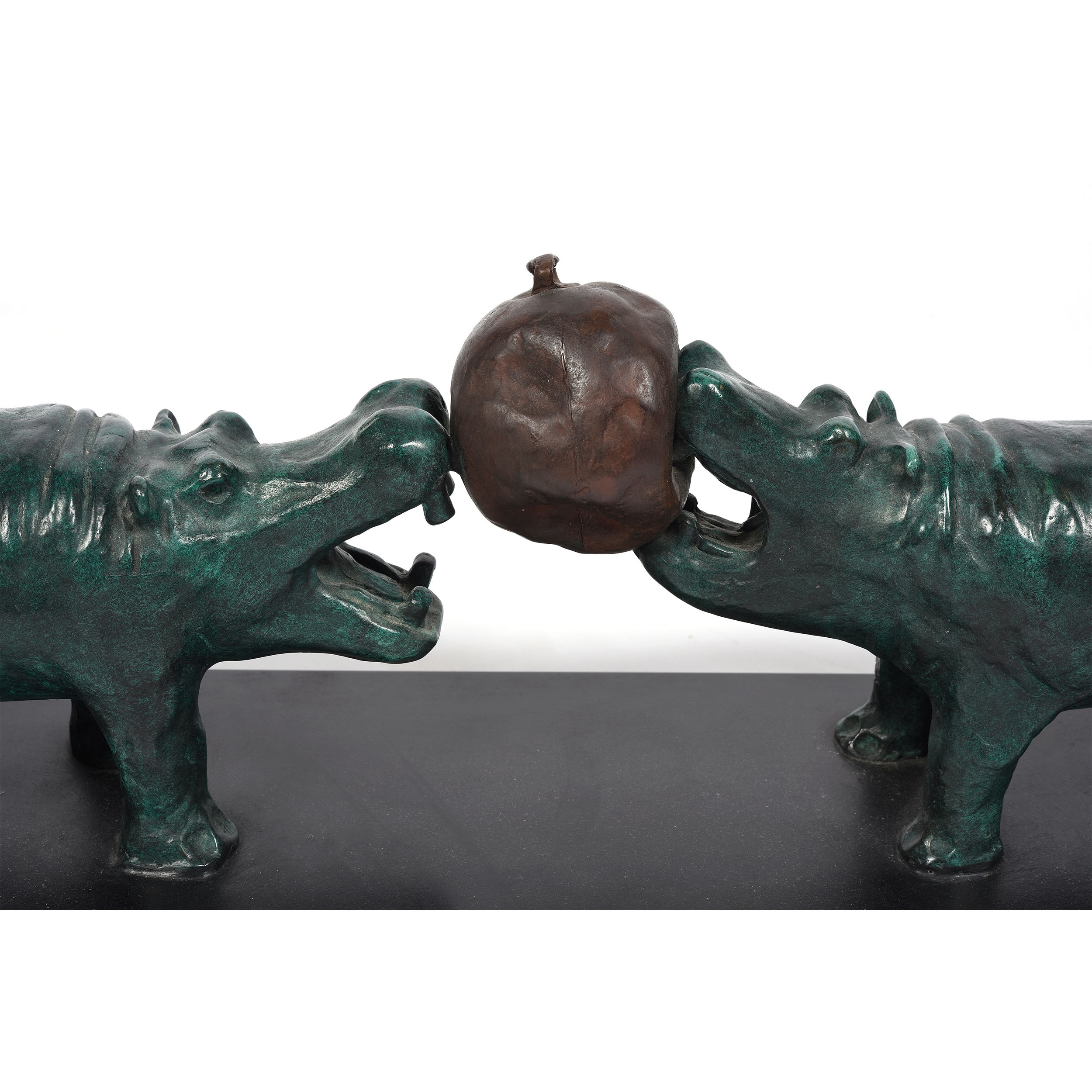 Philippe Berry | Two hippos and a balloon, 1999 (1999) | MutualArt