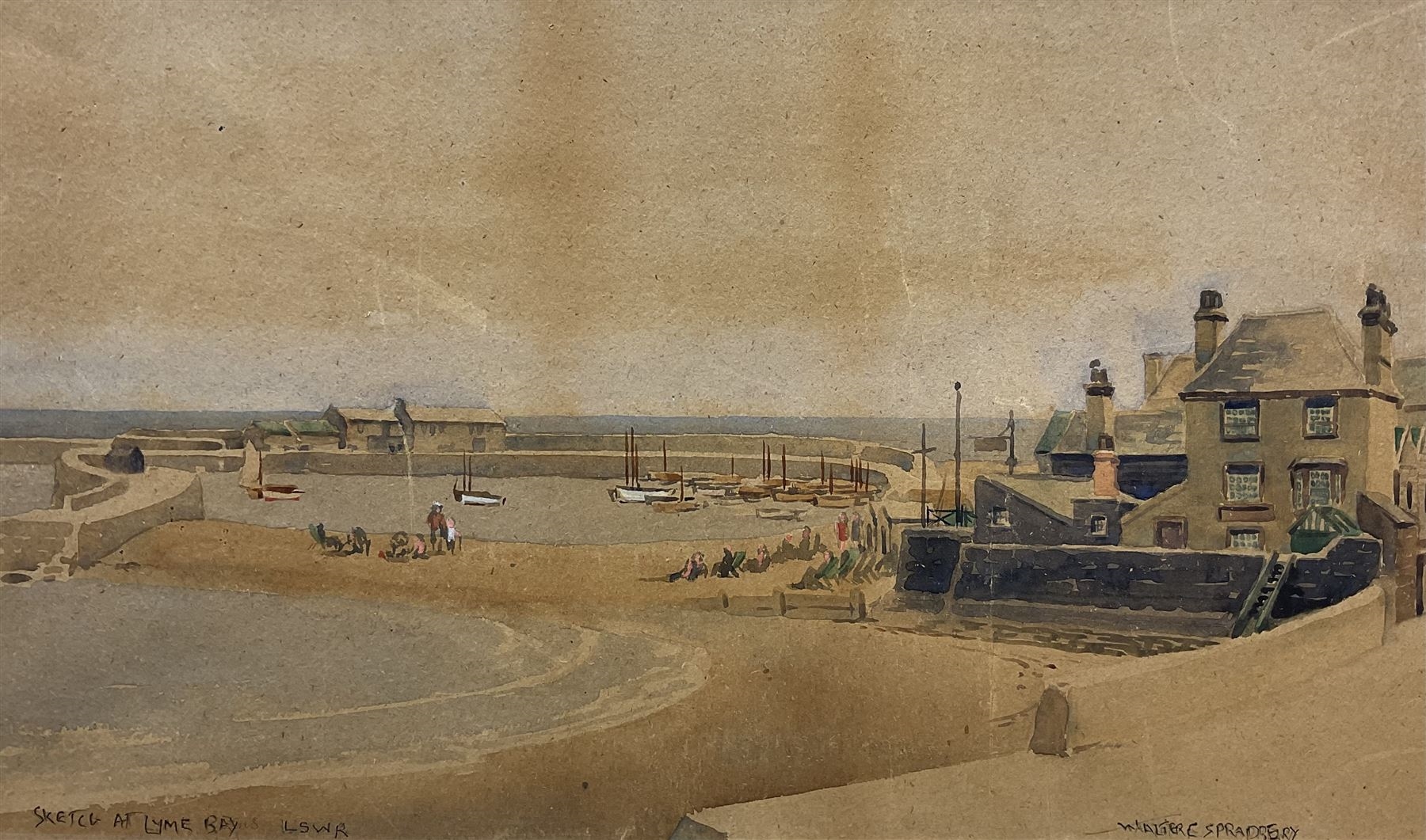 Walter Spradbery | Lyme Bay Devon for London & South Western Railway ...