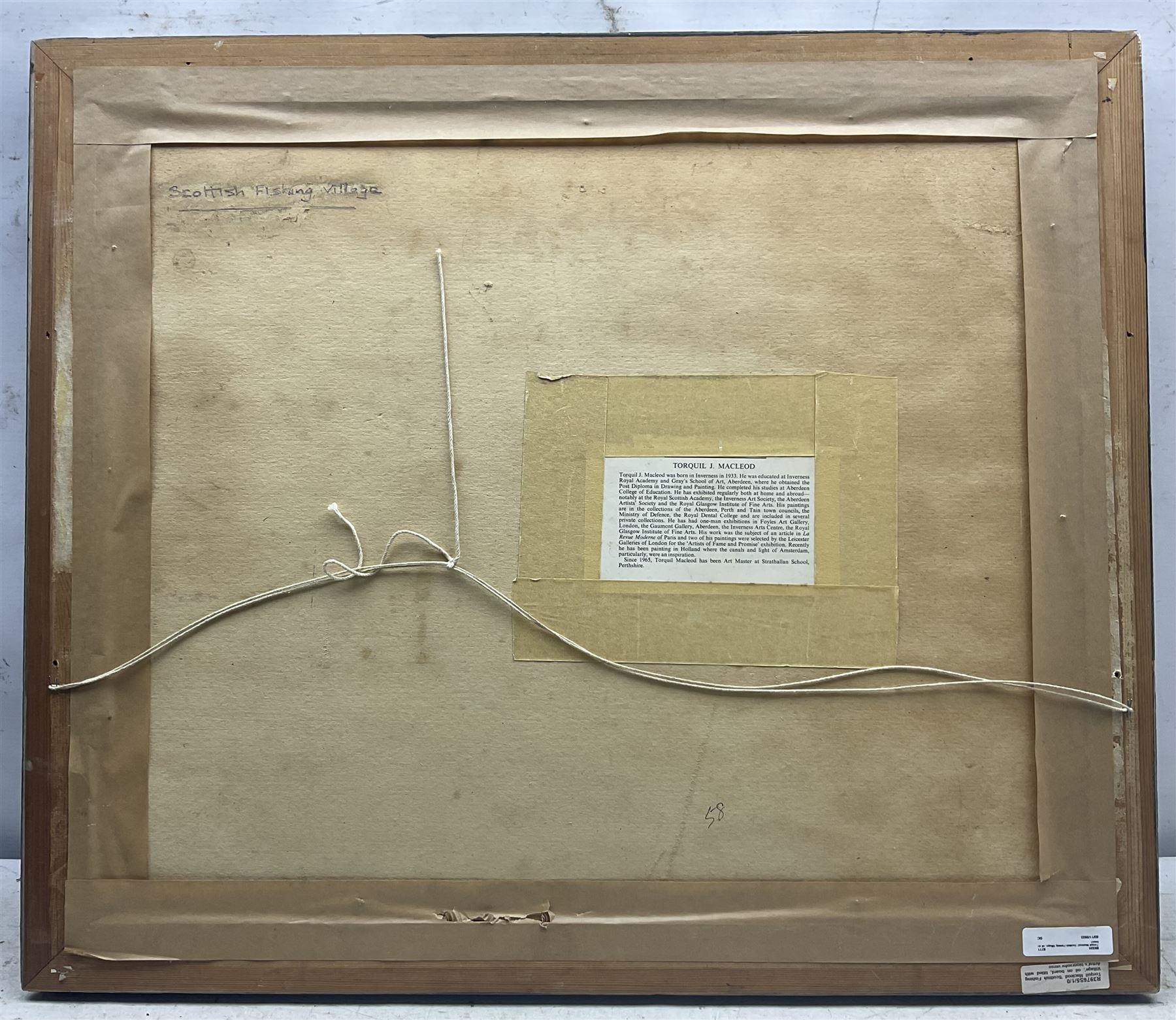 Torquil J. MacLeod | Scottish Fishing Village | MutualArt