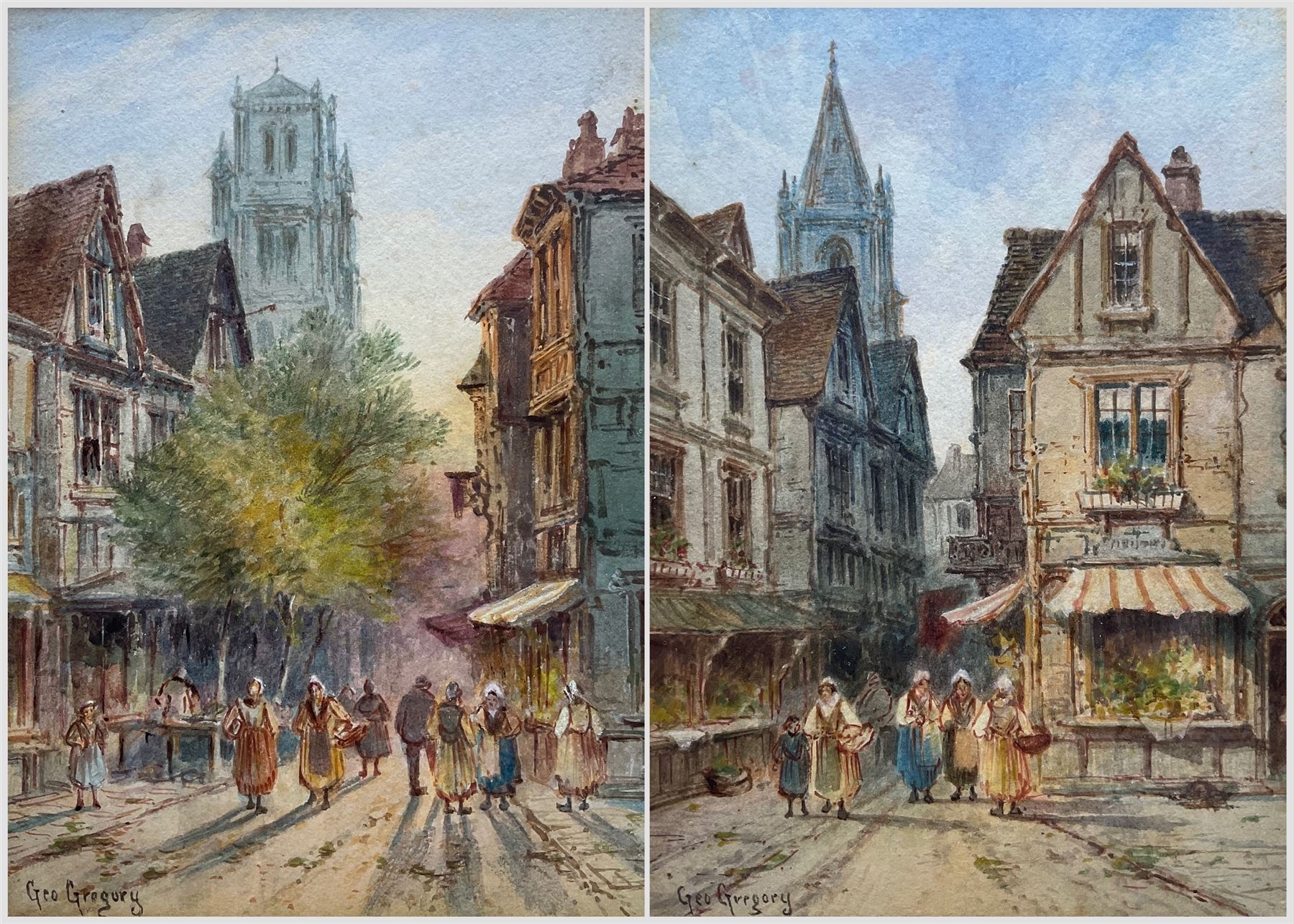 George Gregory | French Street Scenes | MutualArt