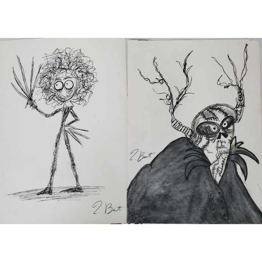 Tim Burton | 5 Drawings | MutualArt