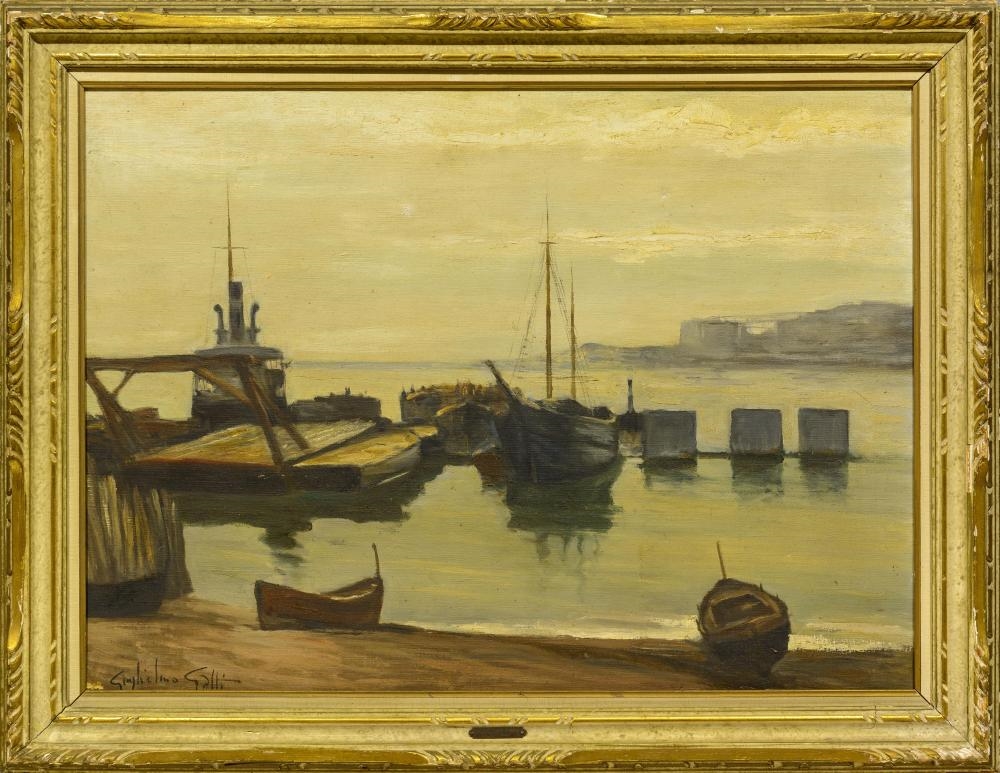 Guglielmo Gatti | Harbour Scene | MutualArt