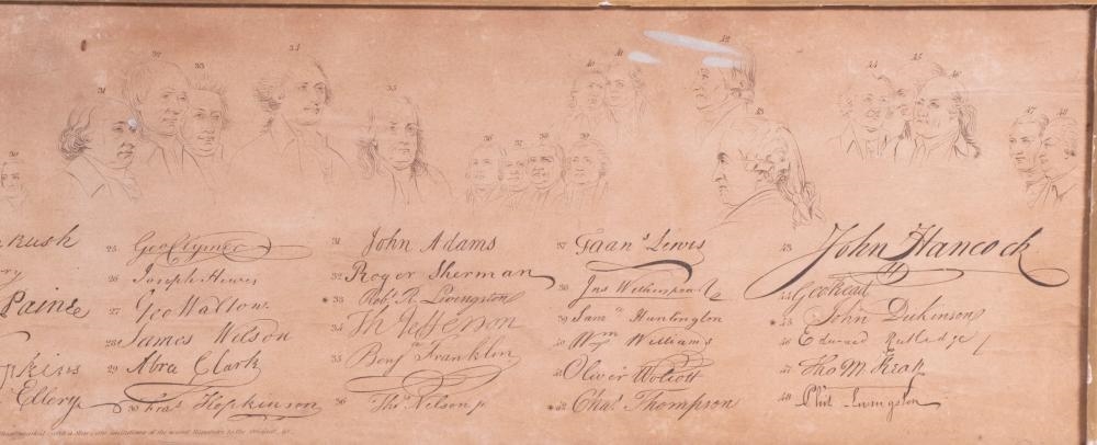 Daniel Kelly | EARLY 19TH C. PANORAMIC PORTRAITS OF SIGNERS OF THE ...